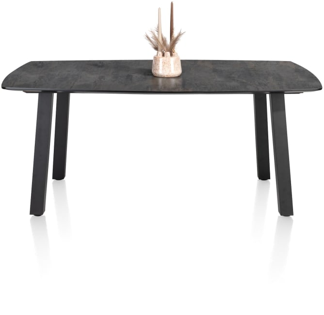 Table anthracite 4 pieds 210 x 110 cm Cuzco | H&H