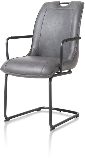 Bequemer Swing-Armlehnstuhl Michiel in Anthrazit | Henders & Hazel ...