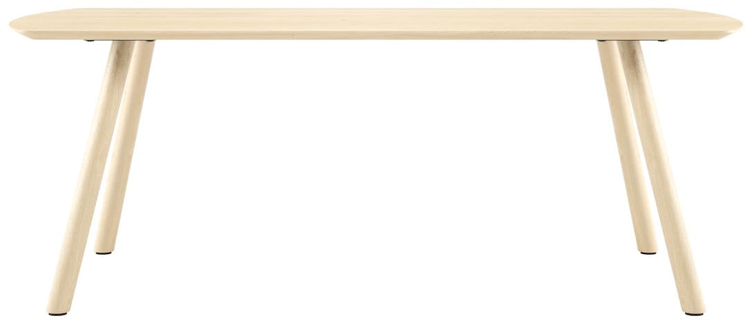 Niora, eetkamertafel 210 x 100 cm - rechthoek - houten poot ...
