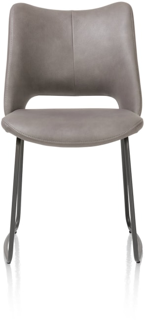 KODI eetkamerstoel - frame graphite - stof Pala - leverkleur