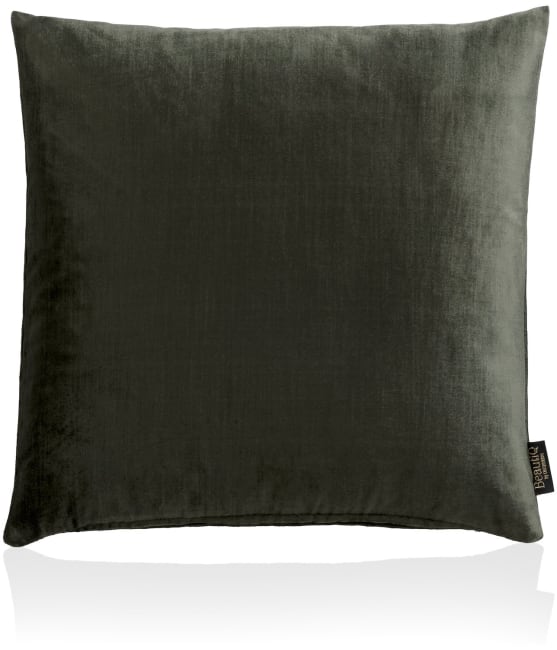 BeautiQ - Class kussen 45x45cm in de kleur Olijf - COCOmaison