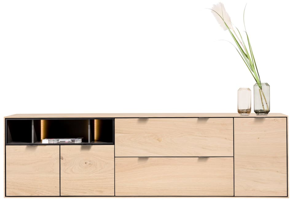 Buffet bois clair 210 cm Elements | XOOON