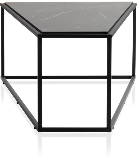 Table basse triangle 97x60cm noir Stand Up | COCOmaison