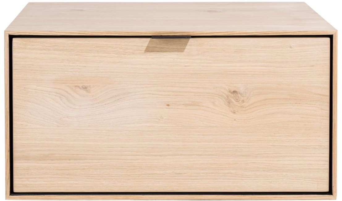 Elements, Box 30 x 60 cm. - zum aufhängen + Klappe - natural