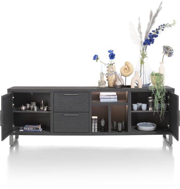 Black sideboard with lights store