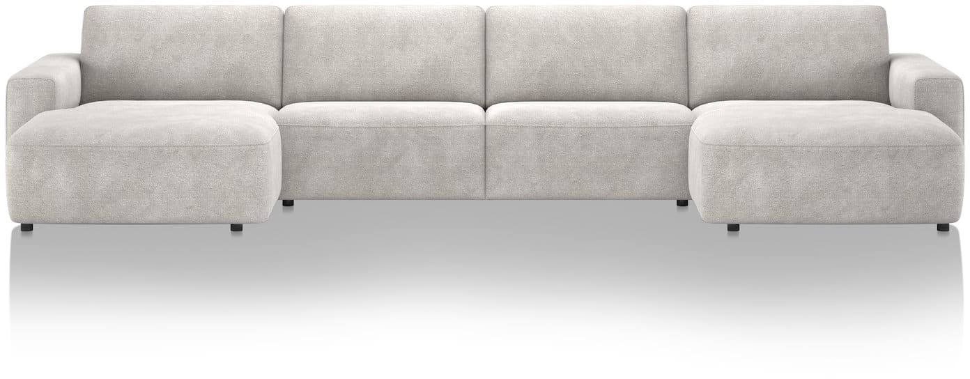 Murcia, Longchair links - 3 zits zonder armen - longchair rechts