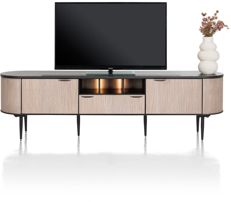 Buffet bas bois clair Aramon 210cm - XOOON