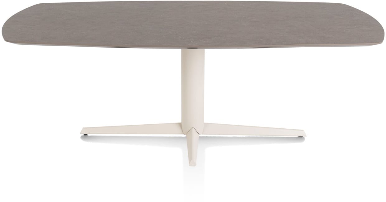 Saluti, TISCH OVAAL 210 X 105 CM. - CENTRALE POOT - CRÈME - Lava