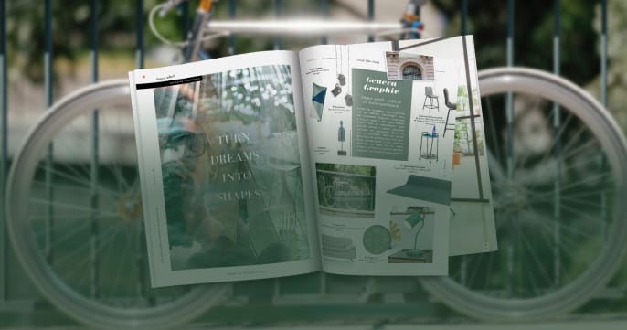 Minimalistischen Wohntrend Geneva Graphic - der perfekte Retrostil